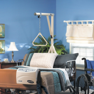 Invacare Bariatric Floor Stand with Trapeze - Rehab Medical Mobility